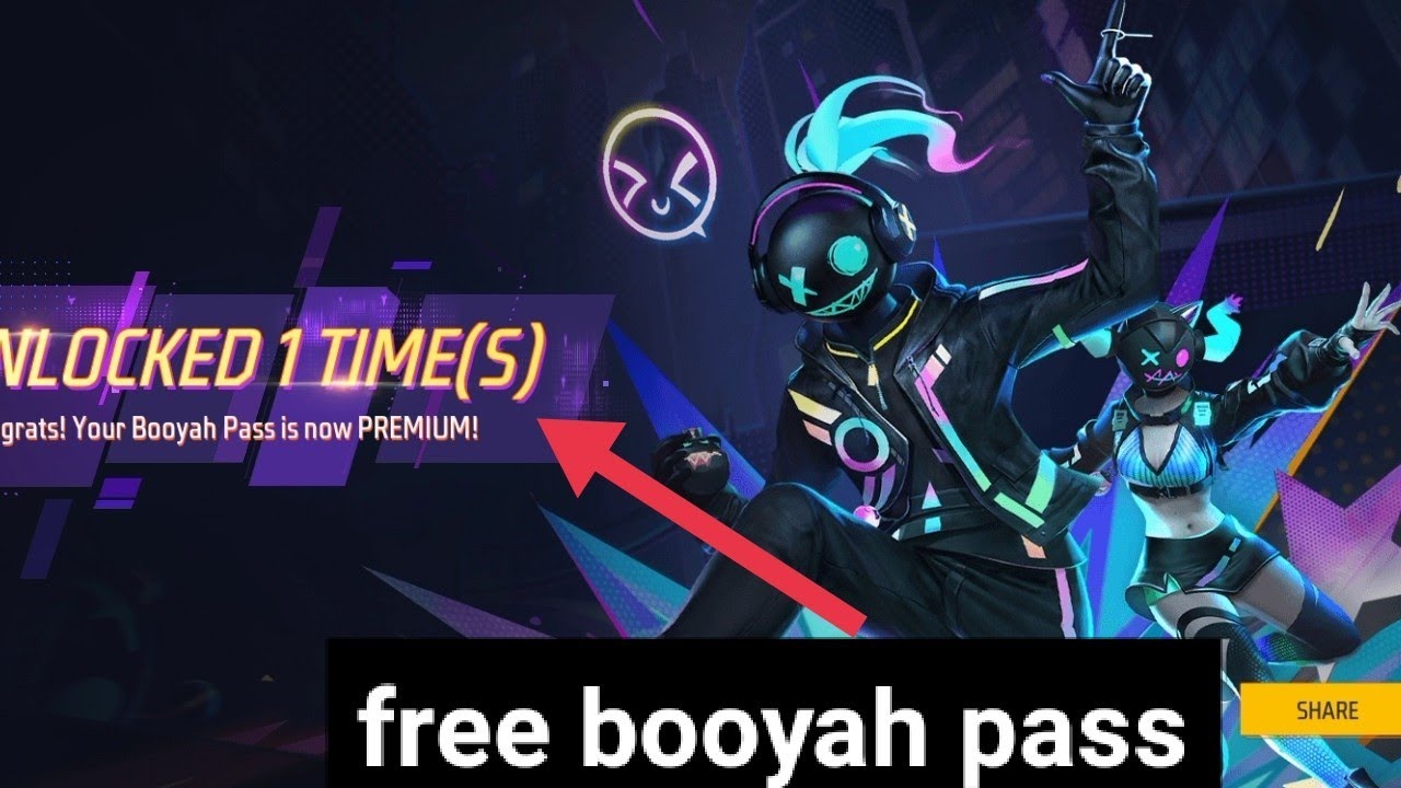 || New booyah pass free fire || My fist booyah pass || booyah pass free ...