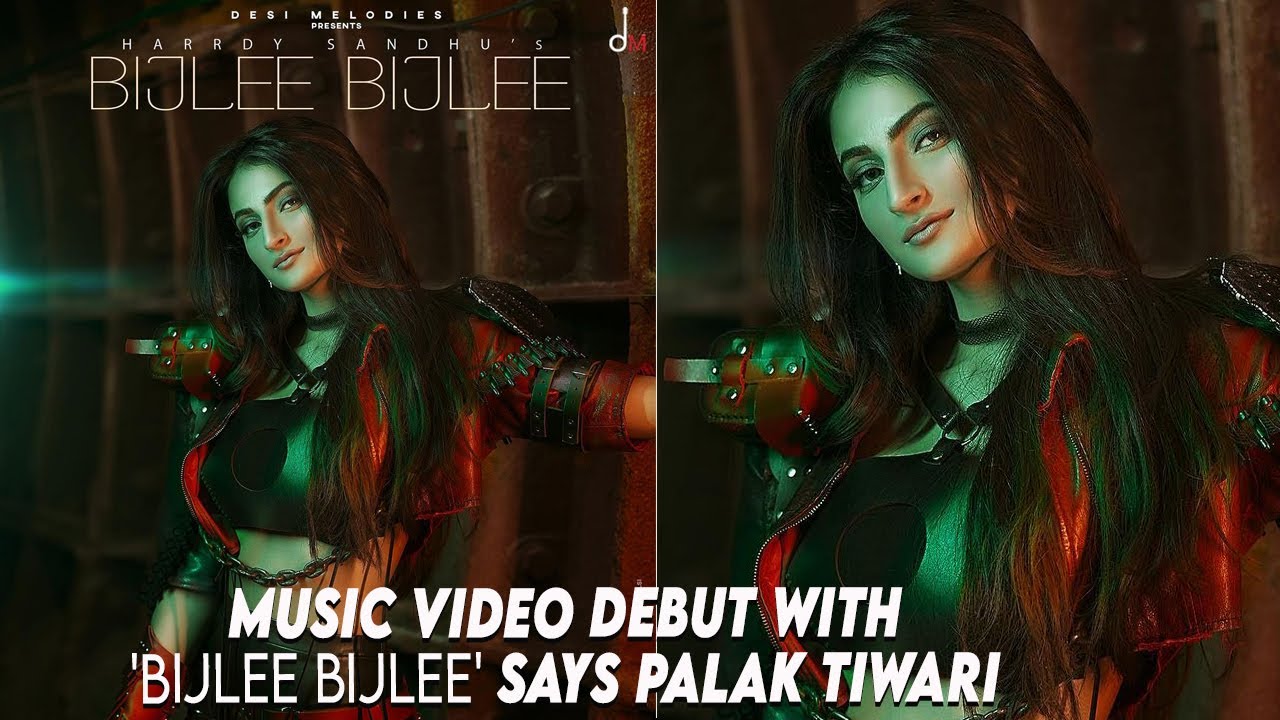Music Video Debut With 'Bijlee Bijlee' Says Palak Tiwari - YouTube