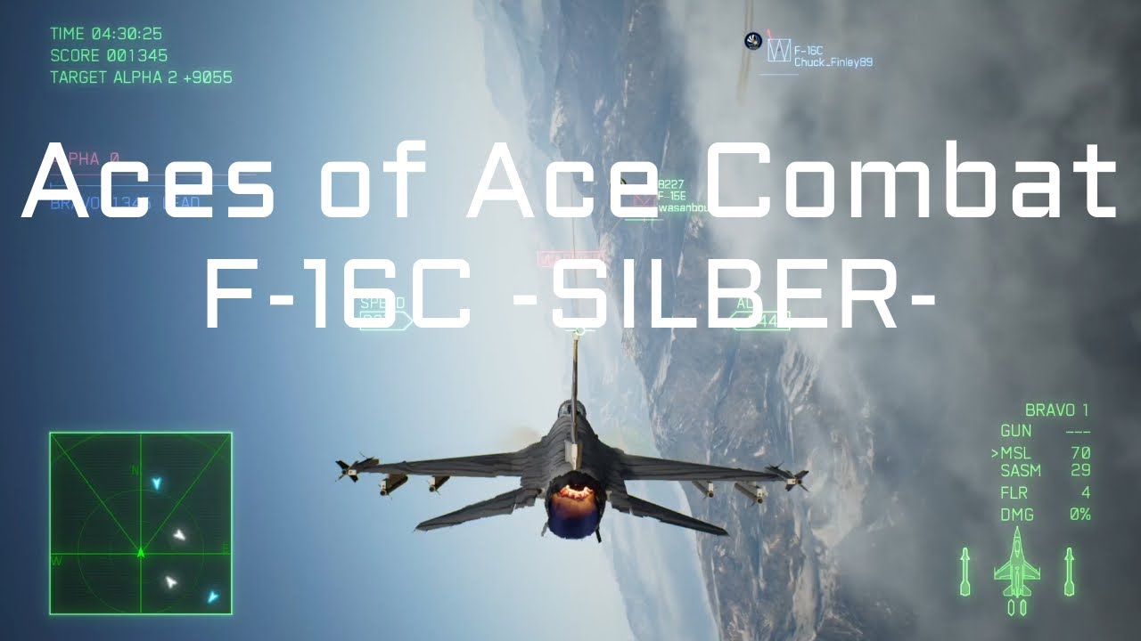Aces of Ace Combat Ep.30: F-16C -SILBER- | Ace Combat 7 Multiplayer ...