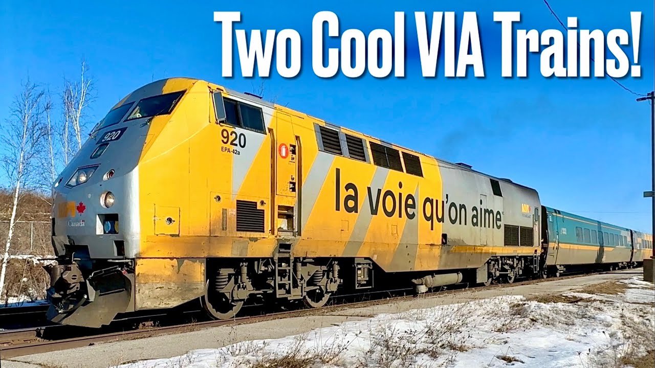 Cornwall ON: 2 cool VIA Rail Canada Trains! #trains #viarail #railways ...