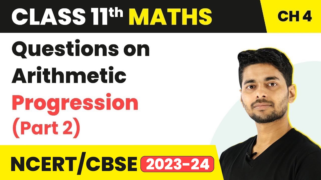 Class 11 Maths Questions On Arithmetic Progression Part 2 class-11-maths-questions-on-arithmetic-progression-part-2
