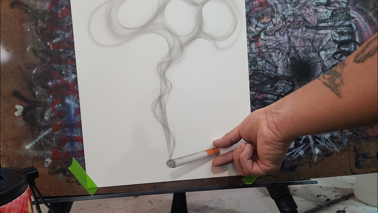 How to Airbrush Quick Smoke Tutorial - YouTube