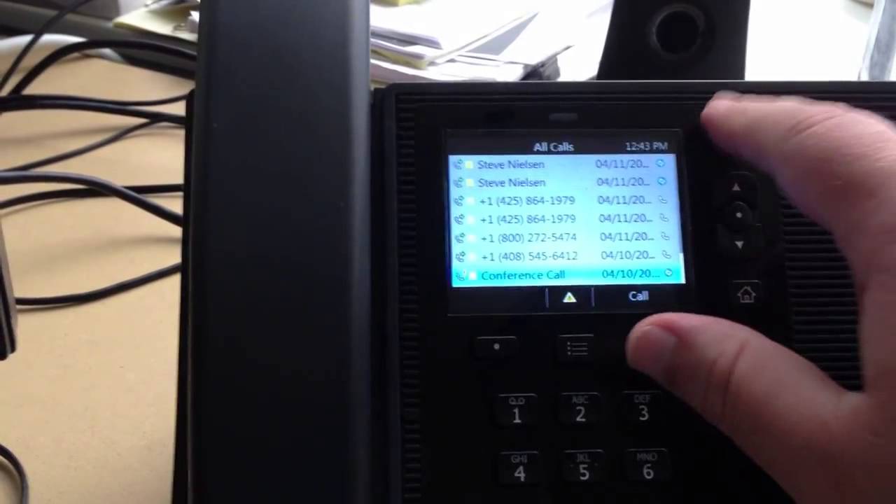 Ted's Skype for Business (aka Lync) Phone Demo - YouTube