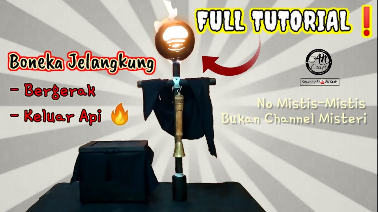CARA BUAT BONEKA JELANGKUNG ‼️ BONEKA ARWAH YANG BISA GERAK SENDIRI [AN ...