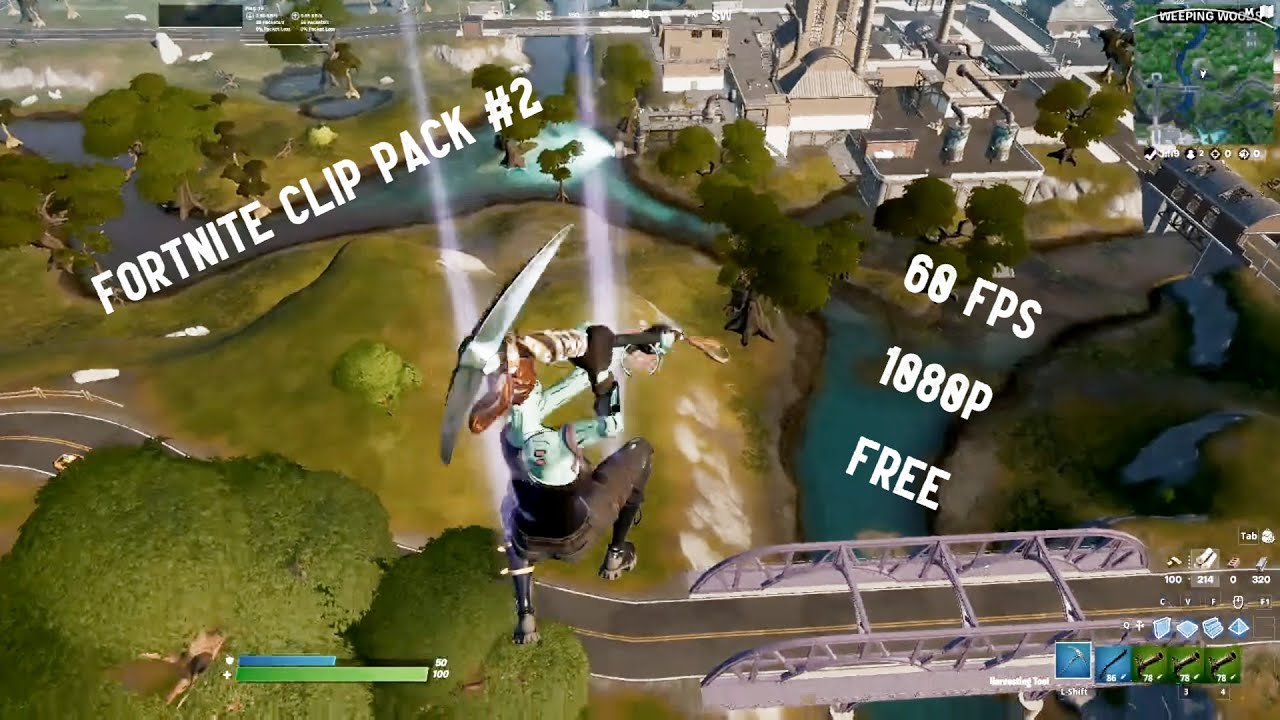 Fortnite trickshotting Clip Pack 1080p 60fps (download in desc) #2 ...