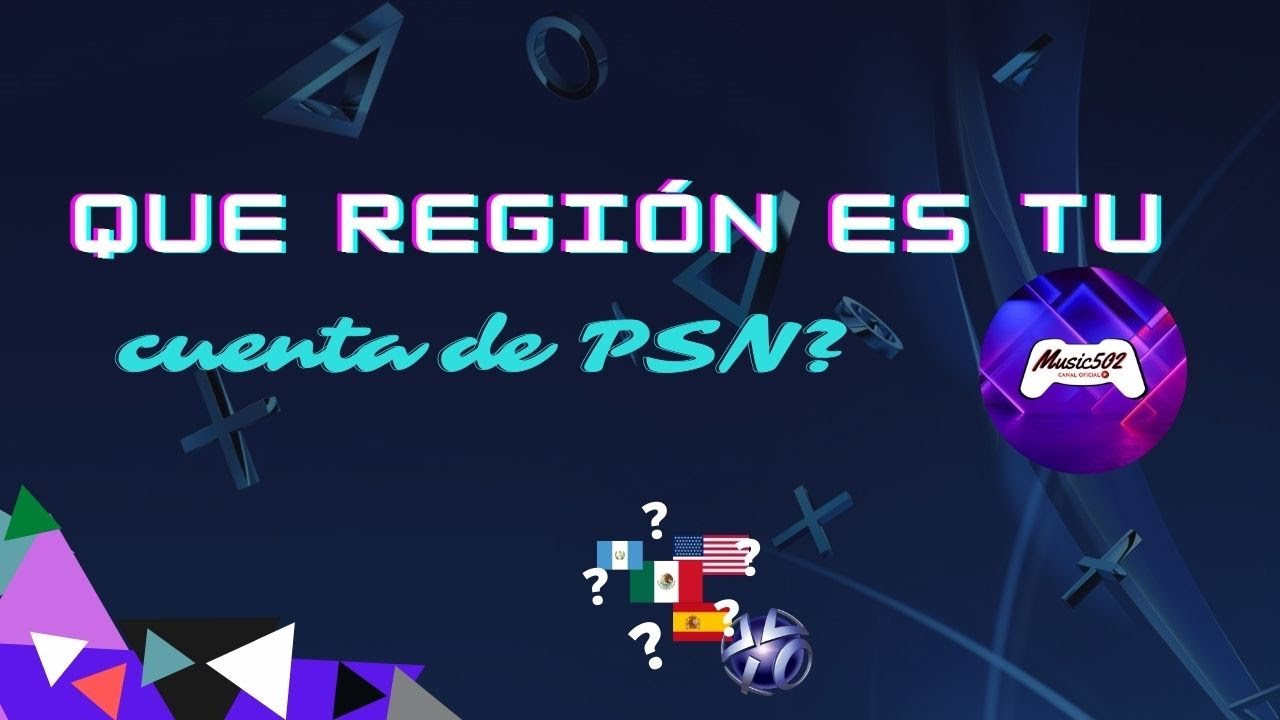 Sabes que región es tu cuenta de PS5 - YouTube