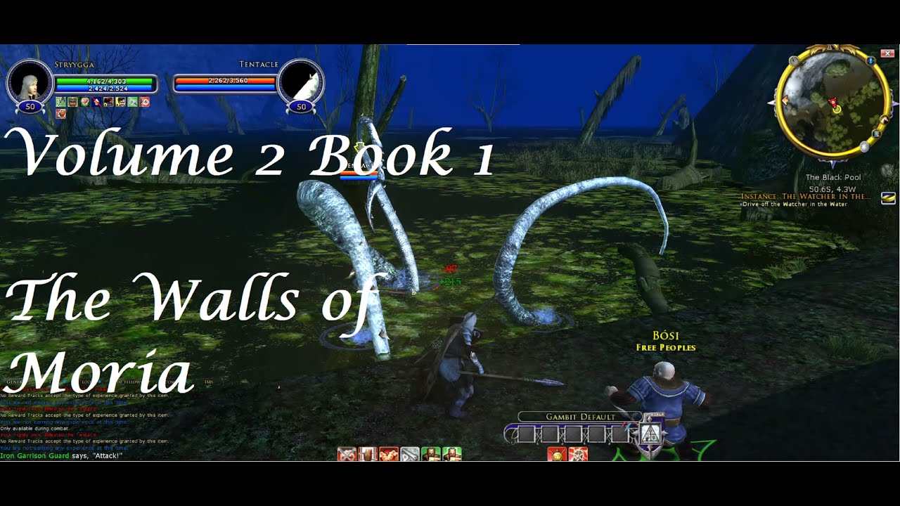 LOTRO Volume 2 Book 1 The Walls of Moria - YouTube