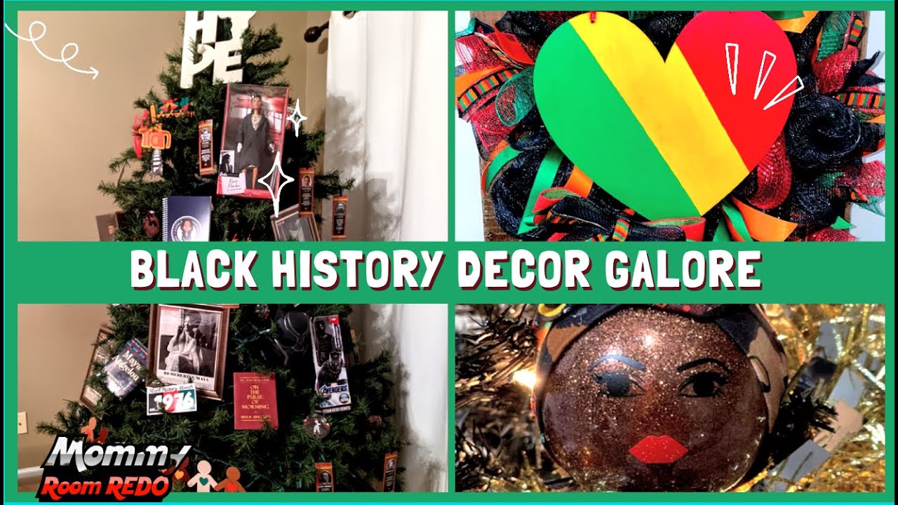 How to Decorate for Black History Month | Decorate with Me - African ...