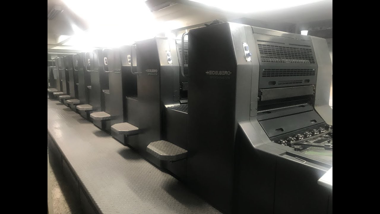 Heidelberg Speedmaster 74-8P 1999 - YouTube