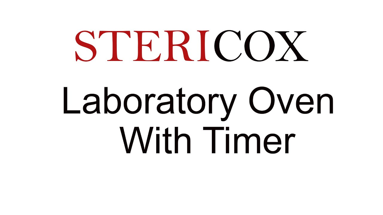 Laboratory Oven With Timer (DIN 12880 Class 3.1) - YouTube