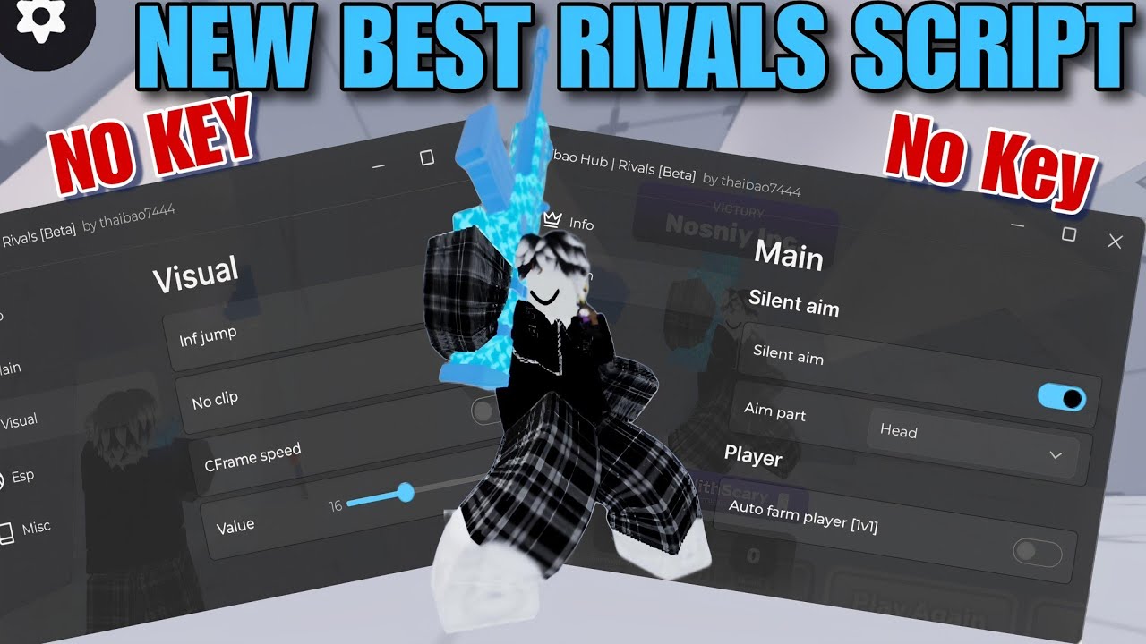 NEW Best Rivals Tbao Hub Script *No Key* | cFrame Speed, Silent Aim ...