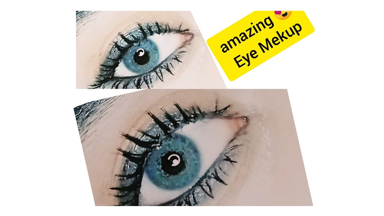 easy and attractive Eye mekup - YouTube