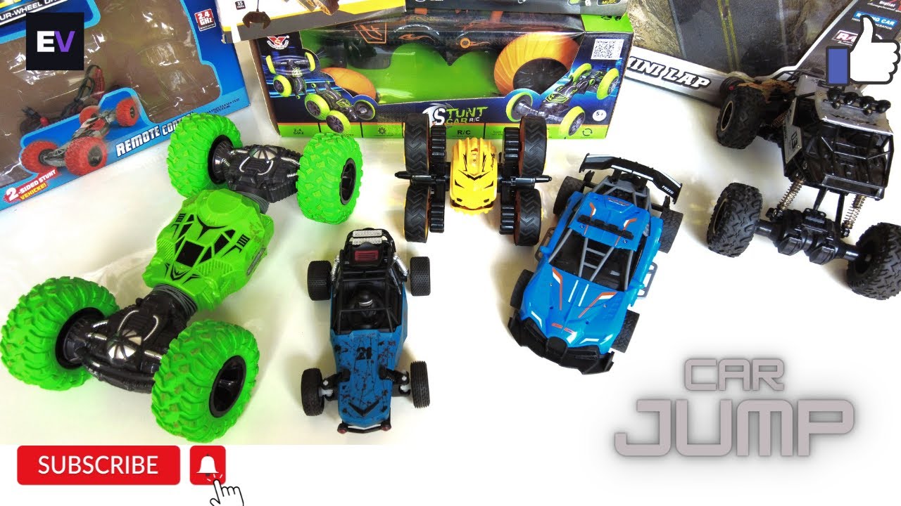 RC Cars Jump In SlowMotion - YouTube