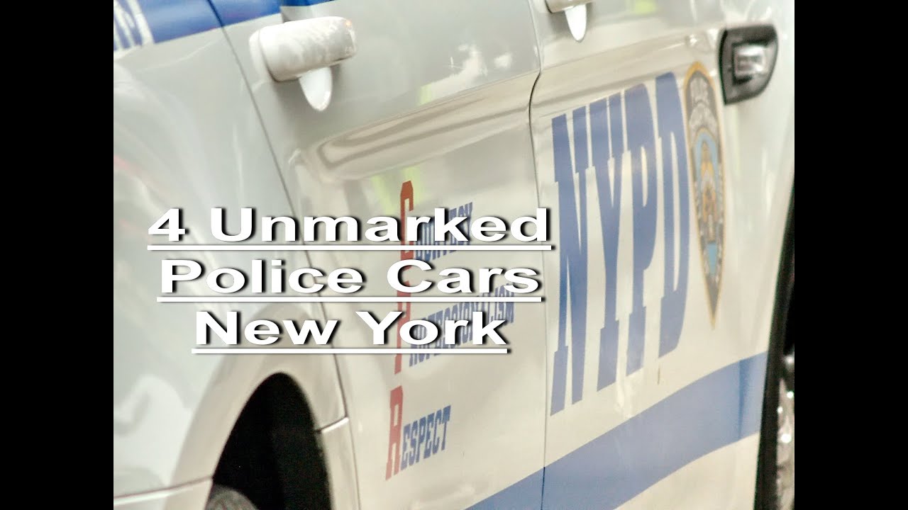 4 Unmarked Police Cars New York 2016 HD © - YouTube