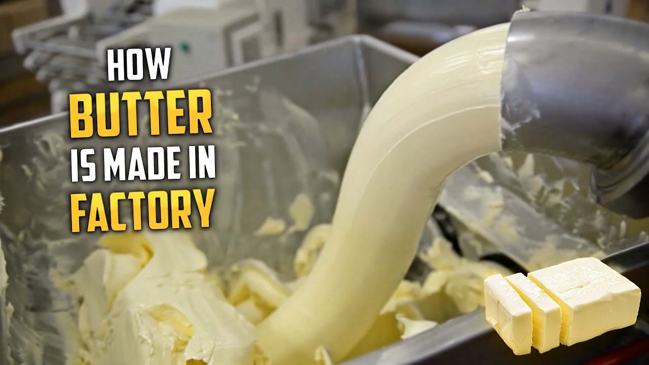 How Butter Is Made In Factory | Butter Factory - YouTube