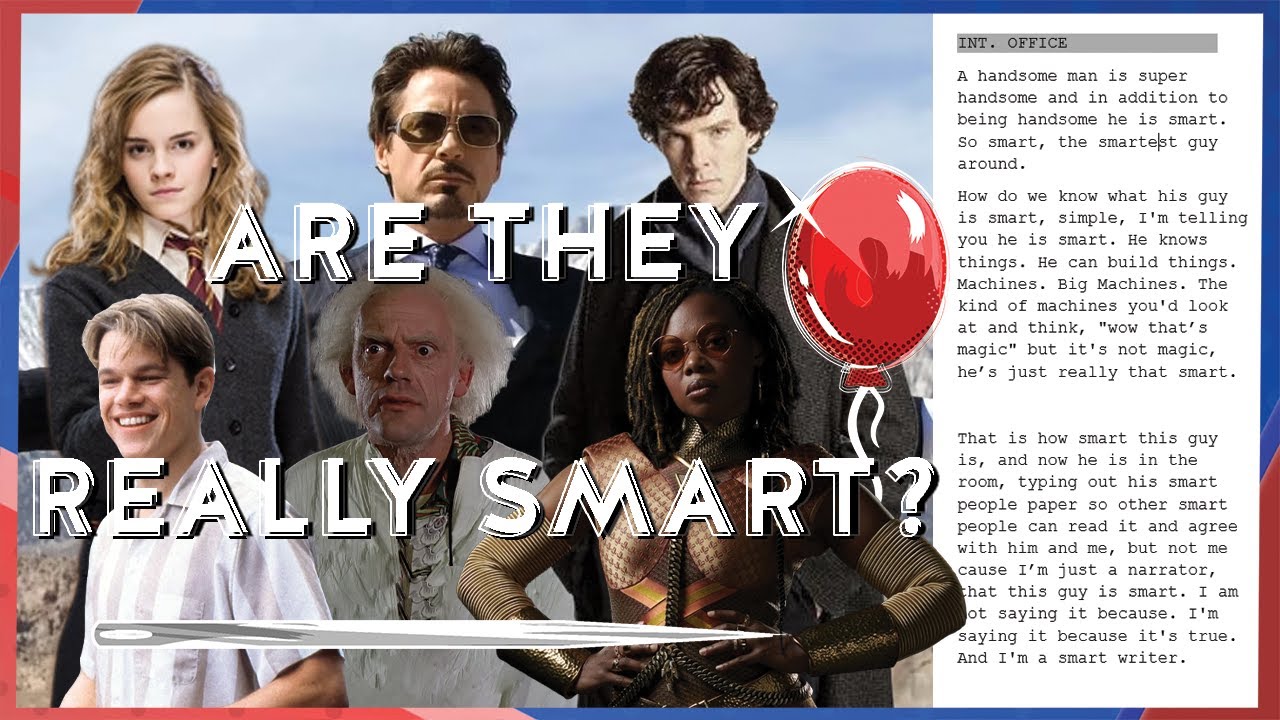 Smart Characters, Dumb Writers (Intelligence in Fiction) - YouTube