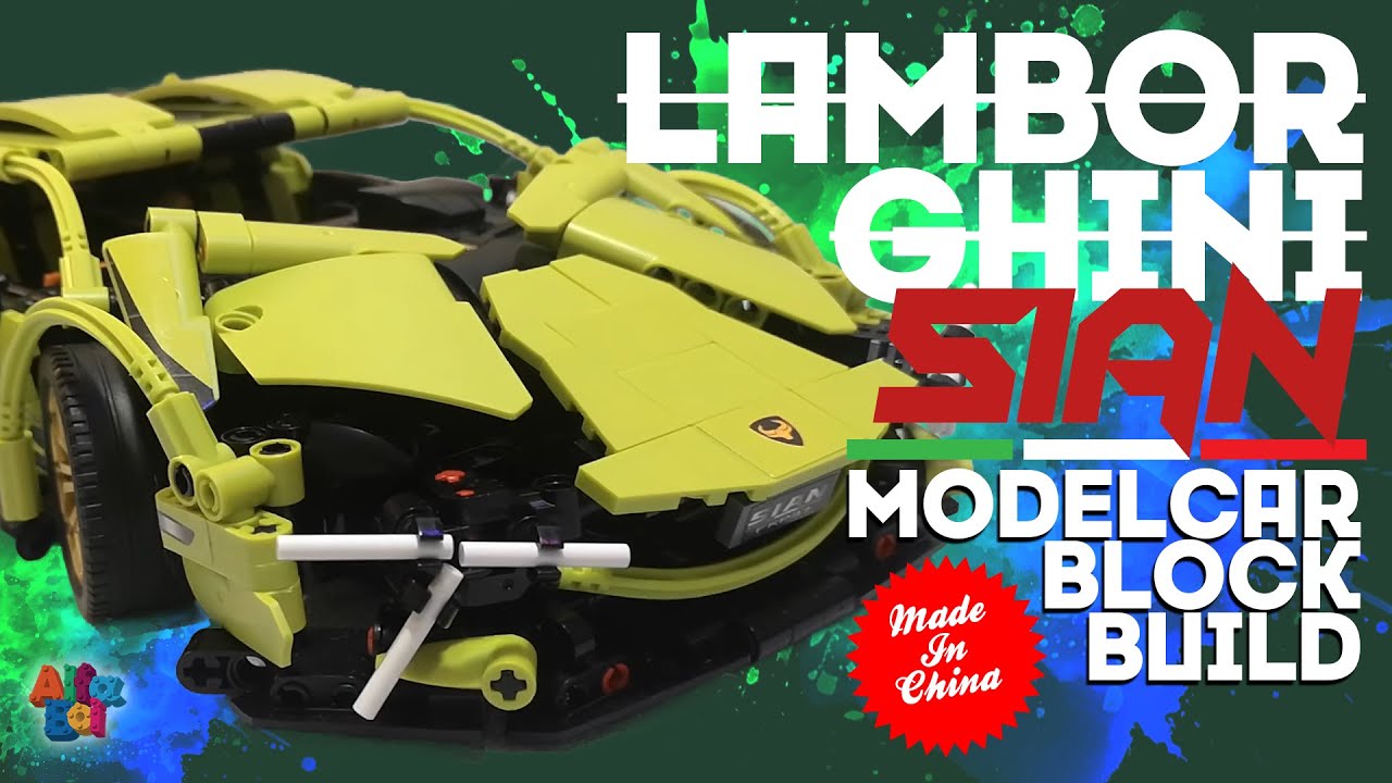 Technol Model Lambo Sian 1:14 Block Model Car! - YouTube