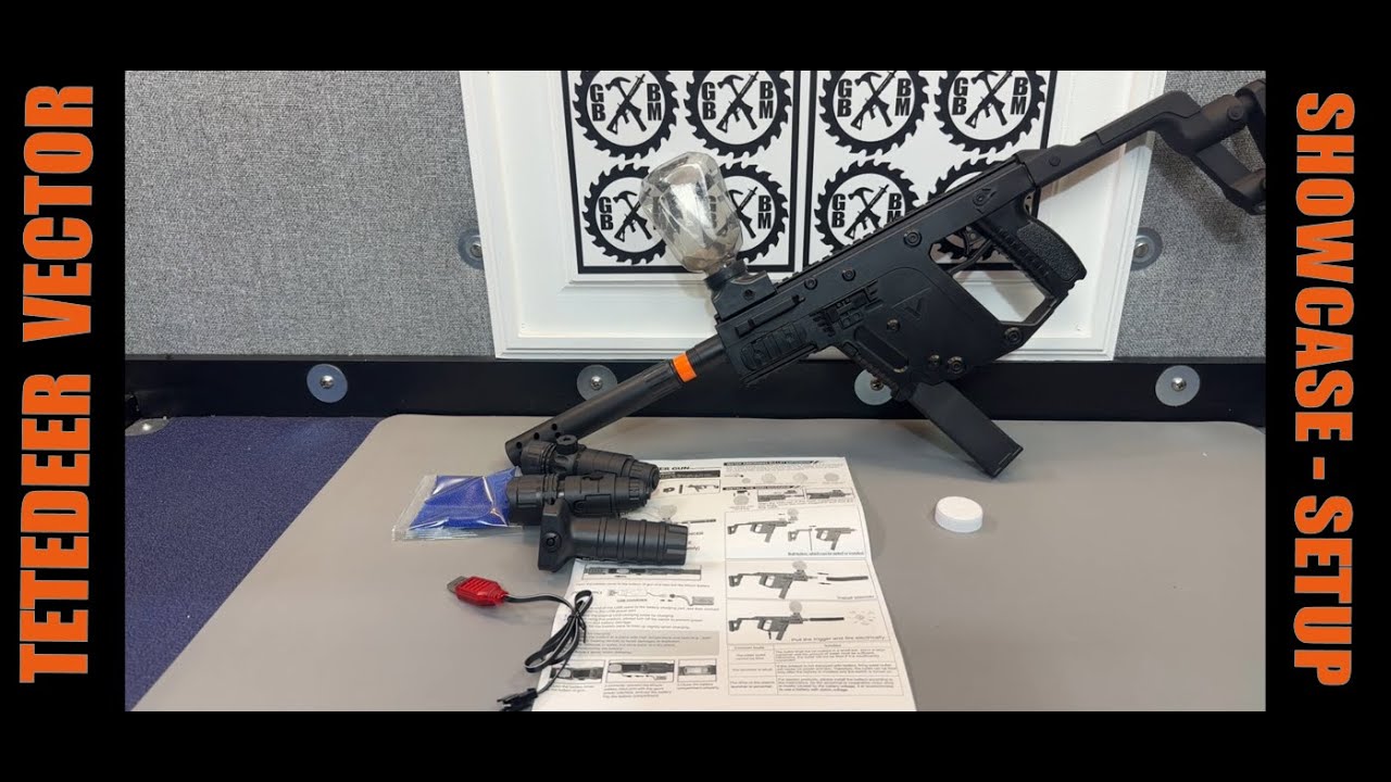 Showcase/Setup: TETEDEER Vector Style Top Loader Gel Ball Blaster (TOY ...