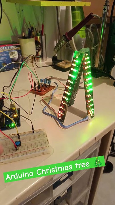 Arduino Christmas tree 🎄 #arduino #arduino_projects #arduinobasics #diy ...