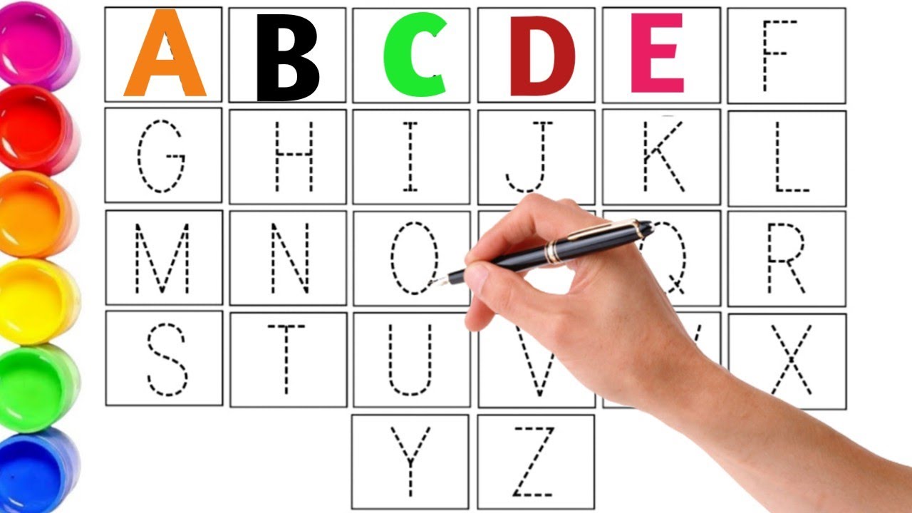 Alphabets, phonics song, abcd, abcde, a for apple b for ball c for cat ...