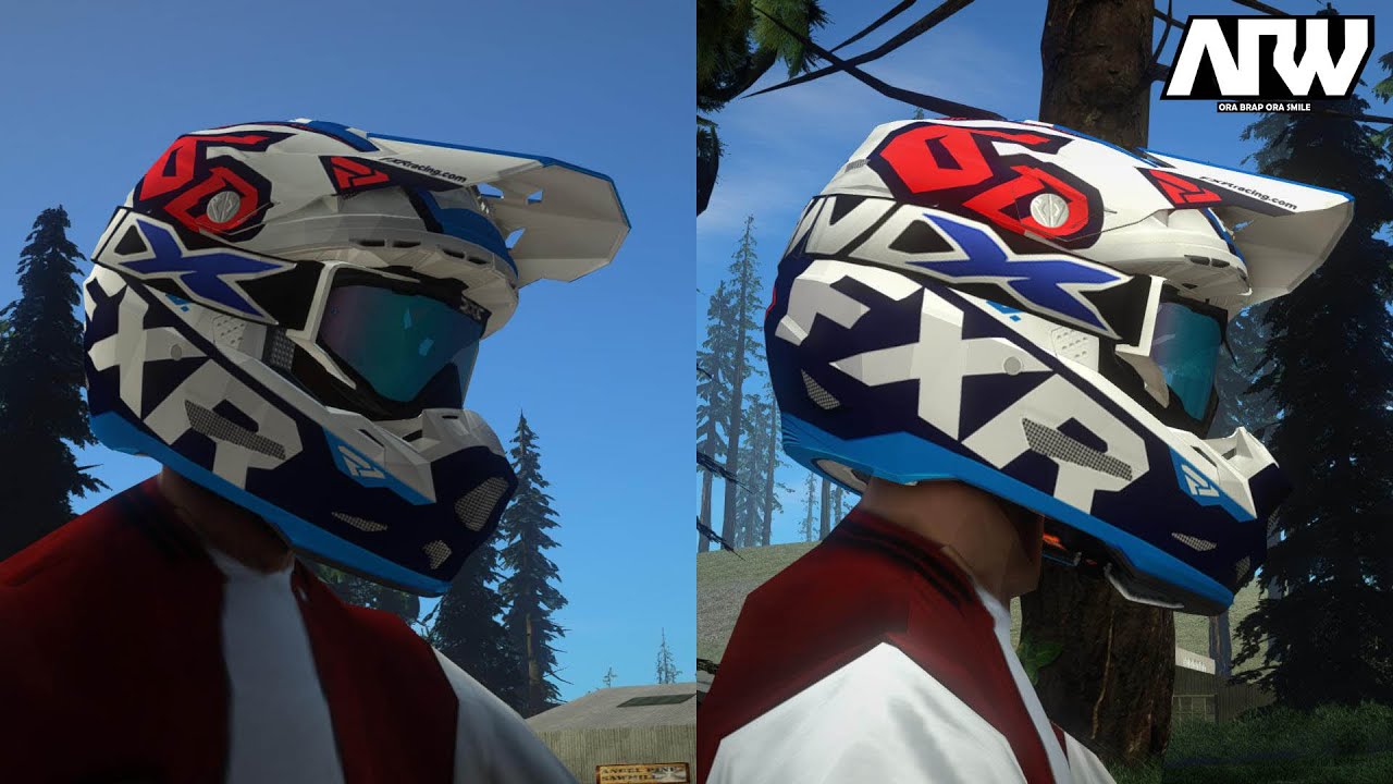 6D FXR ATR2 with EKS S Goggles p.img helmet mod for GTA San Andreas ...