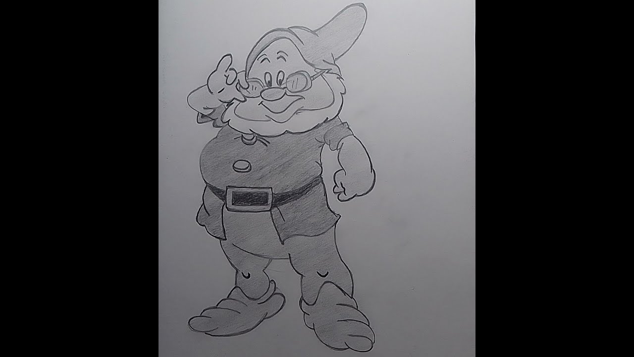 How to Draw Doc from Snow White - YouTube