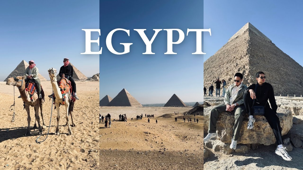 Quick Egypt trip 2024 🇪🇬 (Pyramids of Giza, great Sphinx, Old Cairo ...