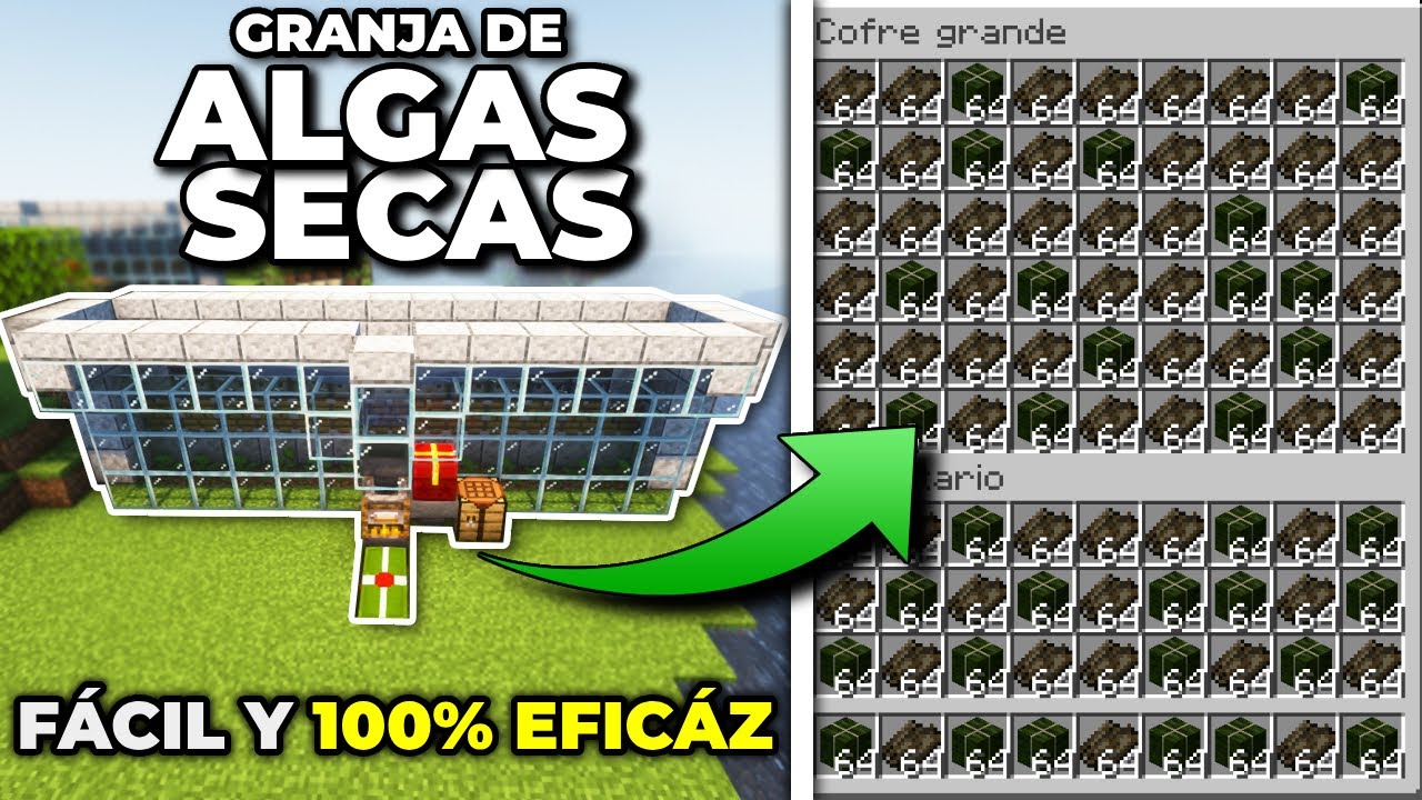 Granja de ALGAS y COMBUSTIBLE para Minecraft 1.21/1.20 |Java y Bedrock ...