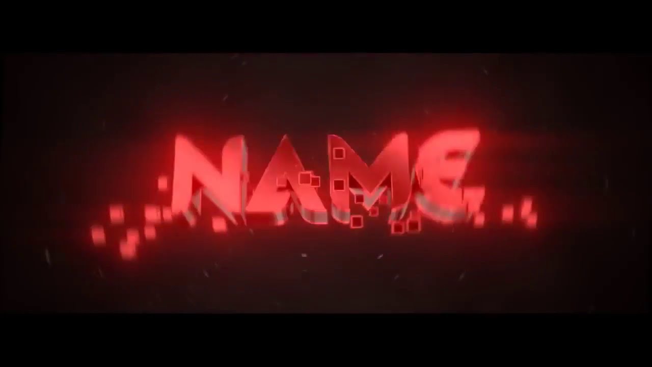 FREE 3D RED AWESOME INTRO TEMPLATE #49 Blender - YouTube