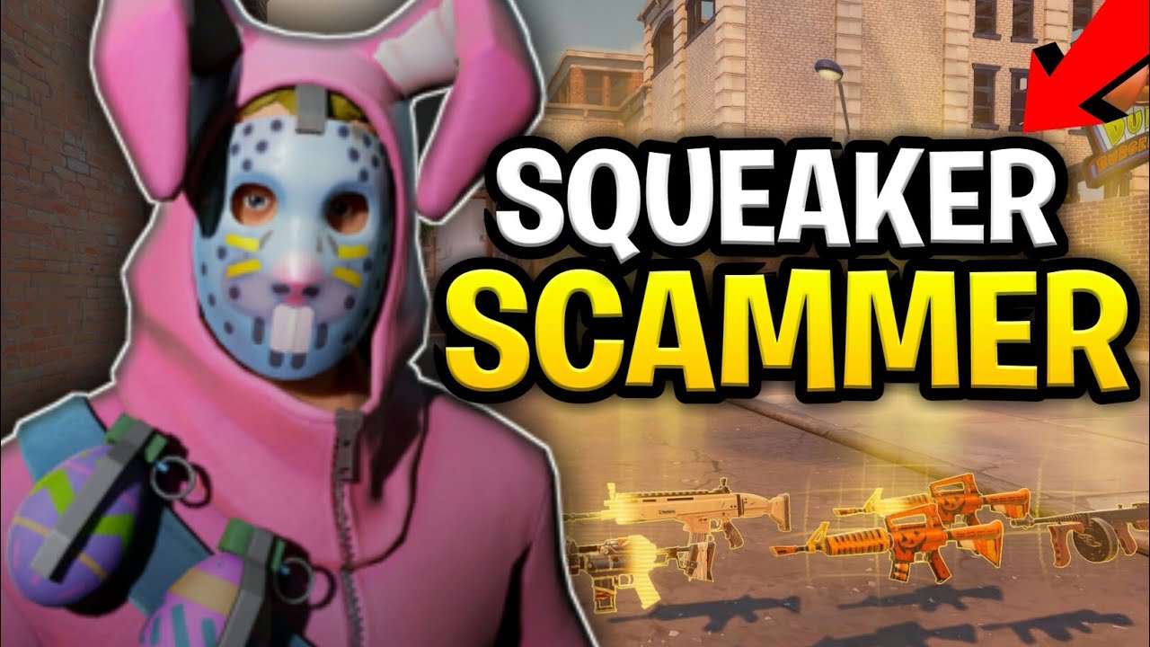 Raging Squeaker Loses Loads of Guns! (Scammer Gets Scammed) Fortnite ...