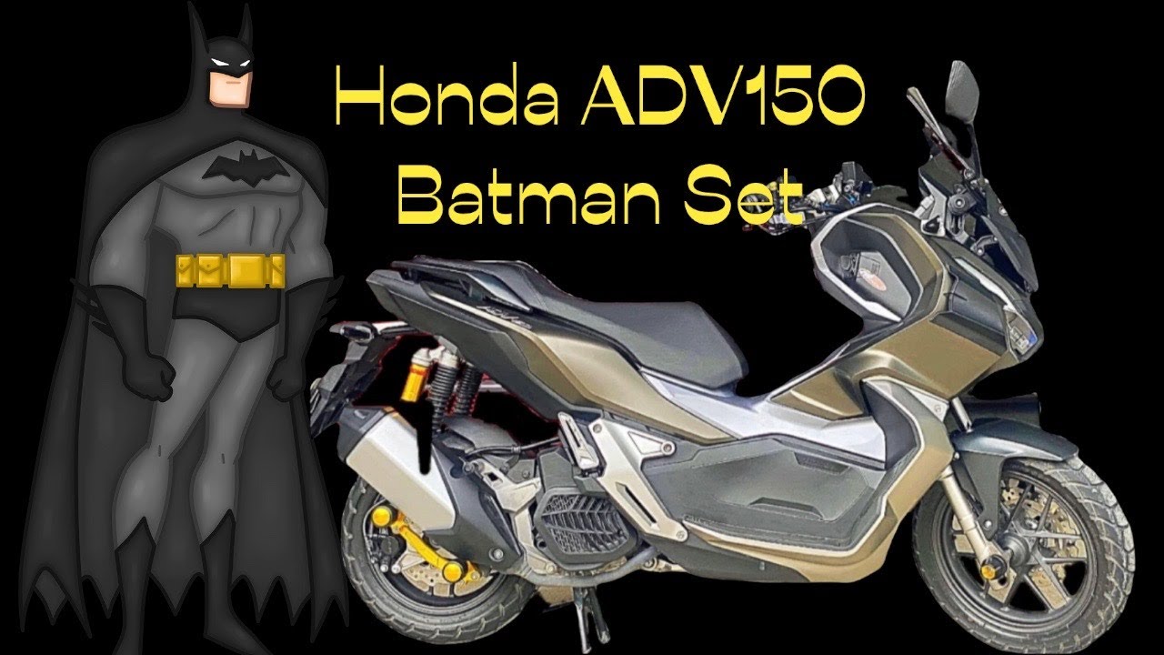 SIMPLE SET-UP I BATMAN SET I HONDA ADV150 I NOKI BUSTOS VLOGS - YouTube