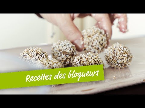 Alnatura: Boules d’énergie sucrées-salées à l’amarante soufflée.