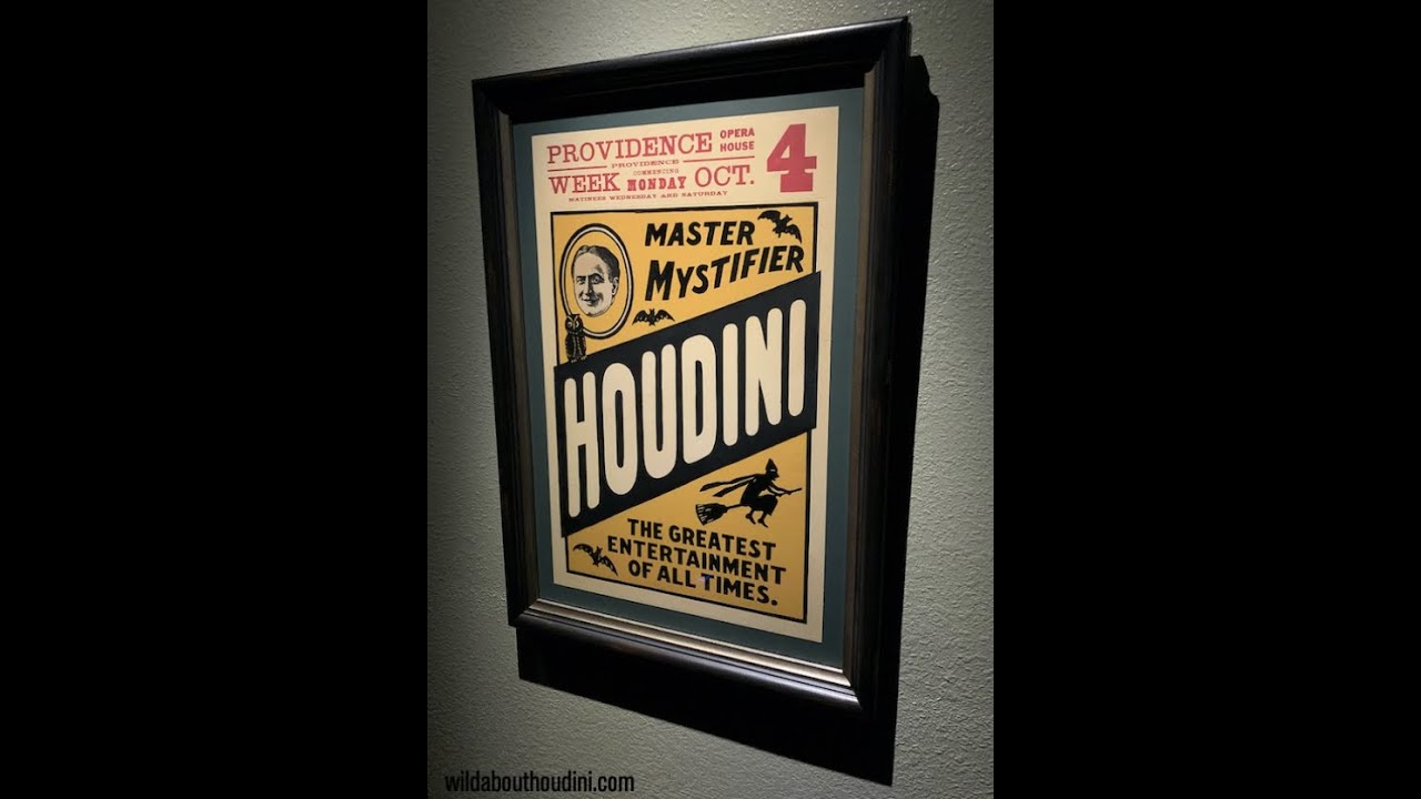 What kind of magician did Houdini like? Hear the answer to this 1920's ...
