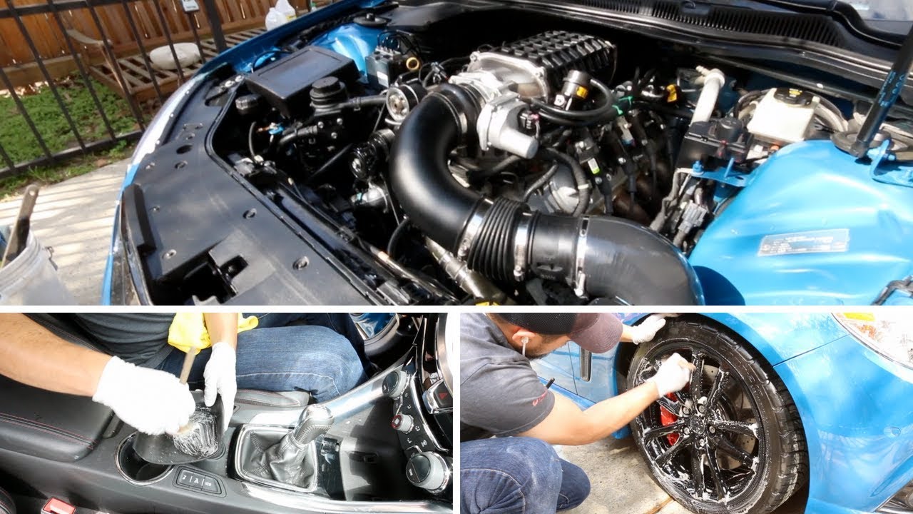 Engine Cleaning, Wash and Wax, & Full Interior Cleaning on Chevy SS - 6 ...