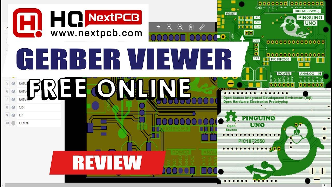 Free Online Gerber Viewer - Visualizador Gerber - NextPCB - YouTube