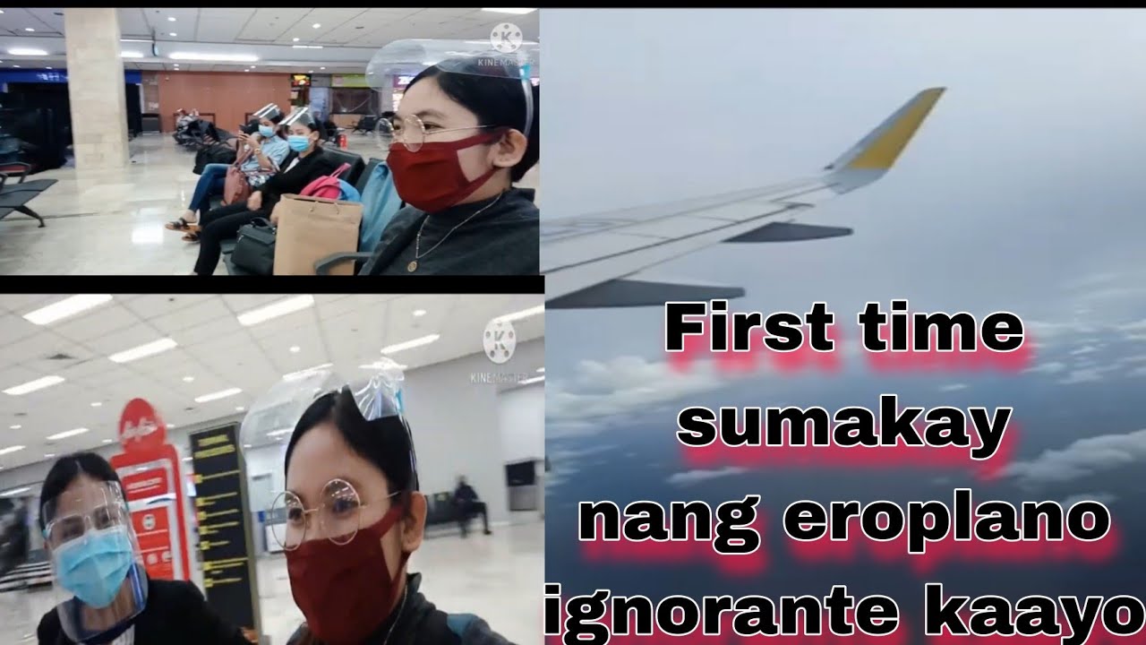 First time Sumakay ng eroplano From Cebu to manila - YouTube