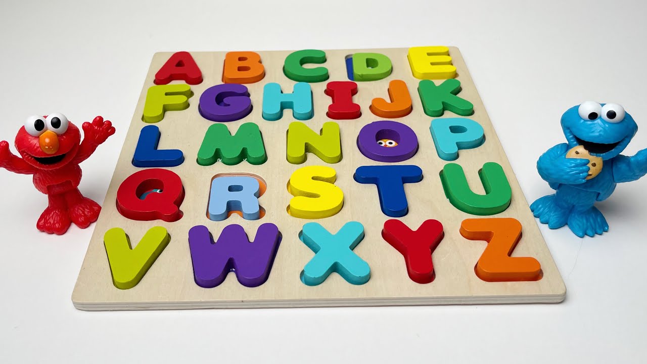 Learn the Letters of the Alphabet with Cookie Monster & Elmo - YouTube