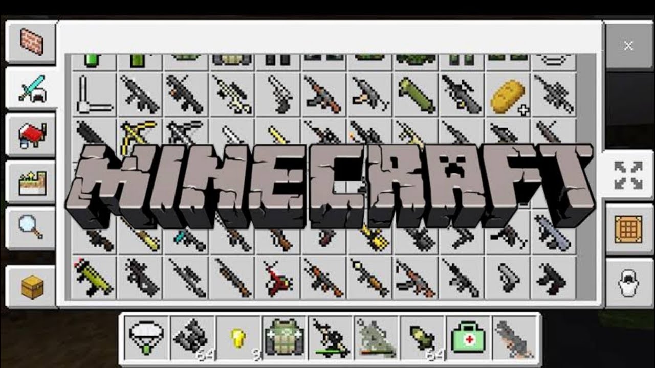 Como obtener armas en minecraft - YouTube