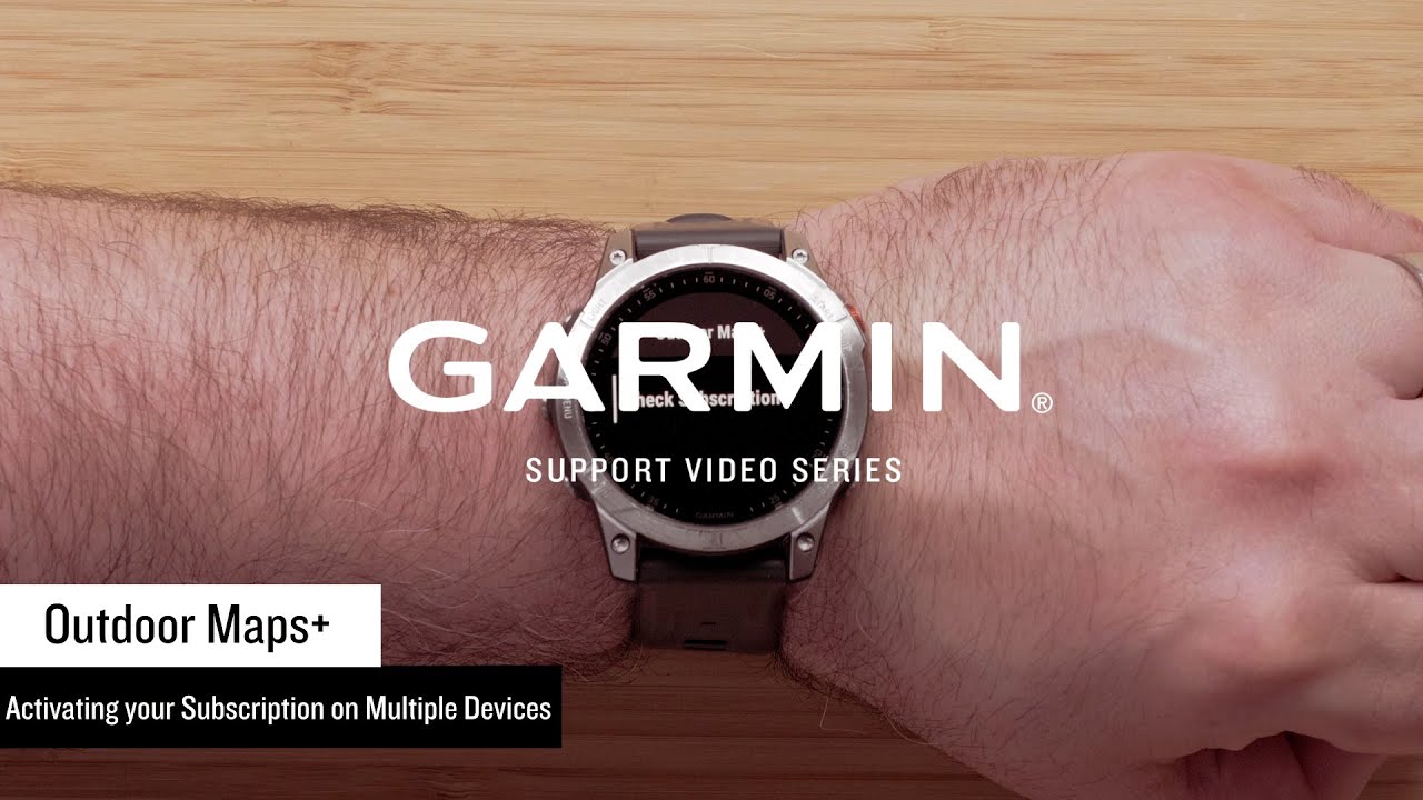 Garmin Support | Outdoor Maps+ | Multiple Devices - YouTube