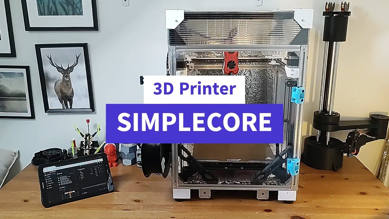 Lets take a look at the SIMPLECORE 3d printer - YouTube