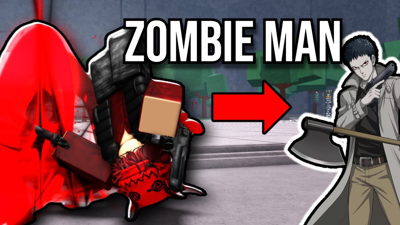 ZOMBIE MAN IN THE STRONGEST BATTLEGROUNDS..💀 - YouTube
