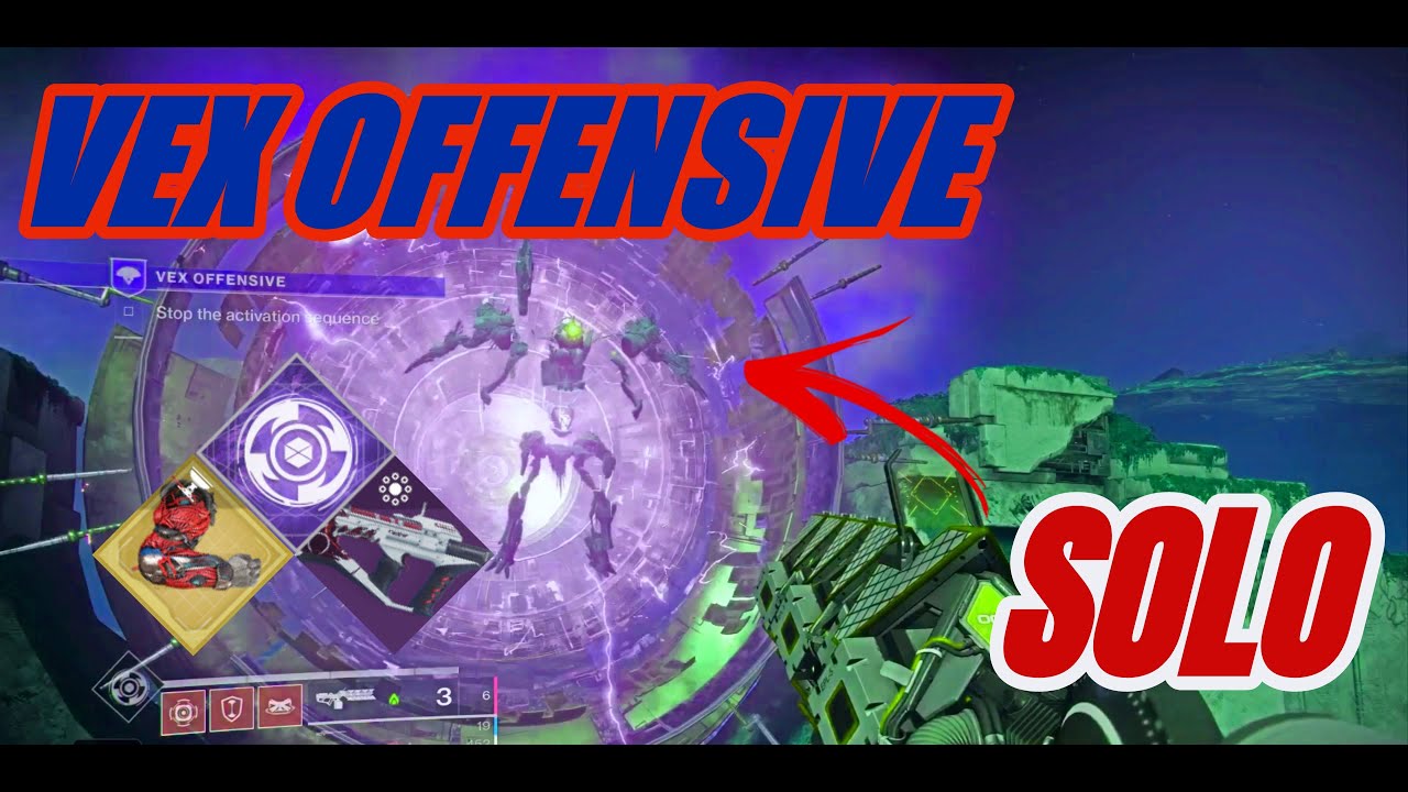 SOLO The Vex Offensive Mode - Final Boss + Intro Encounter - Destiny 2 ...