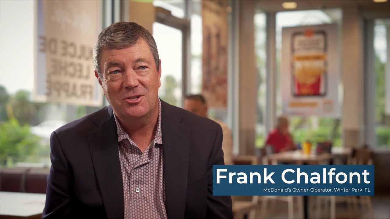 Frank Chalfont - Mcdonald’s Owner Operator, Winter Park. FL - YouTube