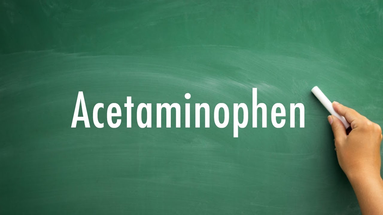 How do you pronunce acetaminophen - YouTube