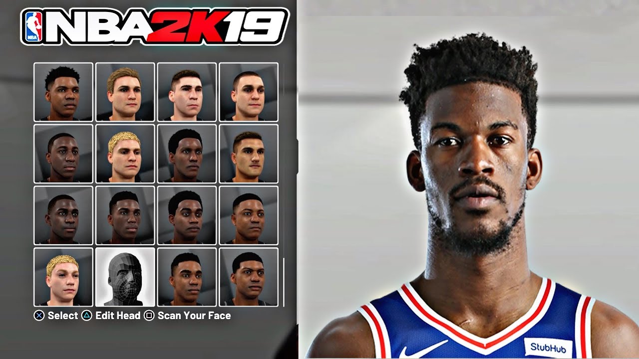 NBA 2K19 JIMMY BUTLER FACE CREATION!! Best Face Creation in NBA 2K19 ...
