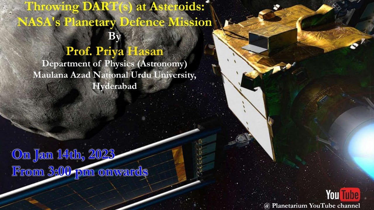 Throwing Dart S At Asteroids Nasas Planetary Defence Mission Youtube