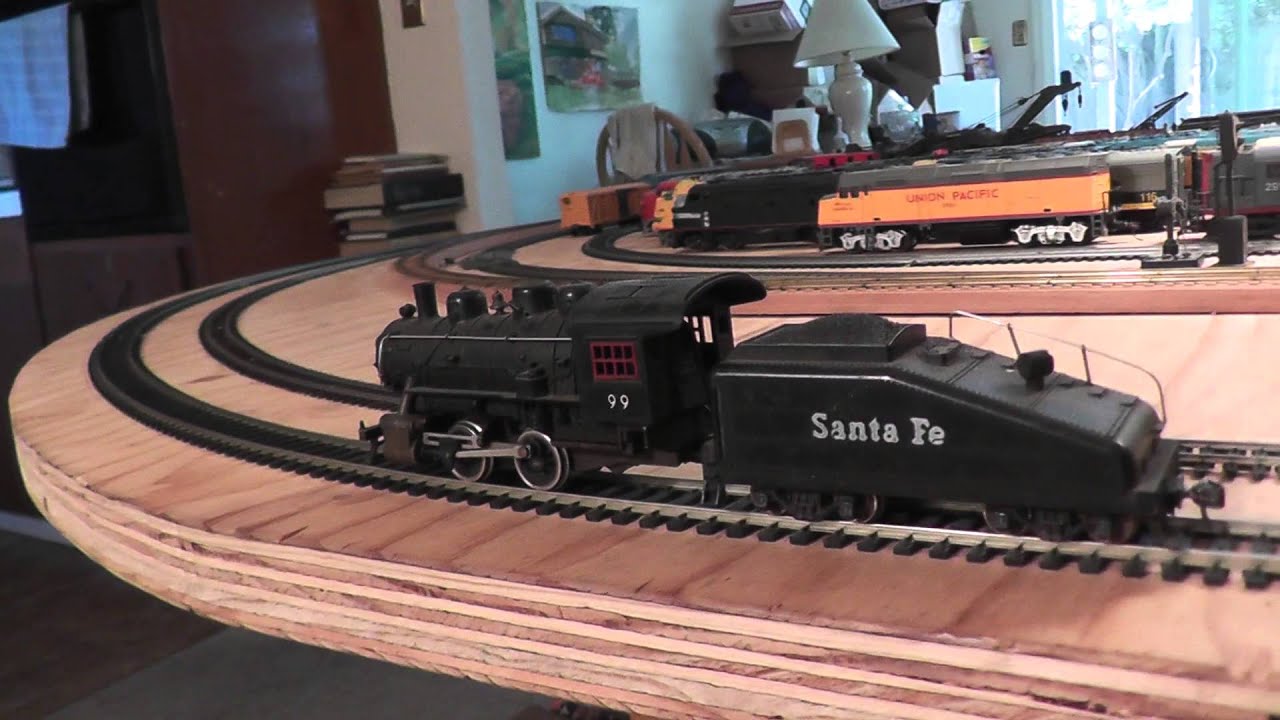 HO Steam Locomotive 0-4-0 Santa Fe A.T.&.S.F. - YouTube