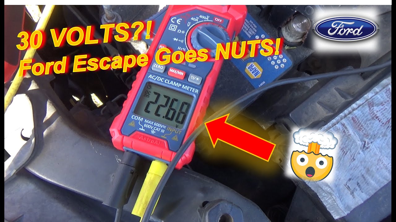 Charging to 30 VOLTS?! Ford Escape Goes NUTS! - YouTube