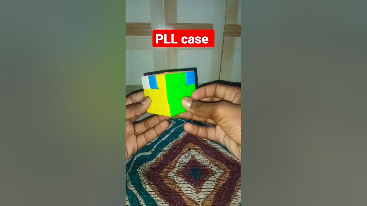 How to solve a pll case or solving the corners of third layer of rubiks cube. #shorts - YouTube