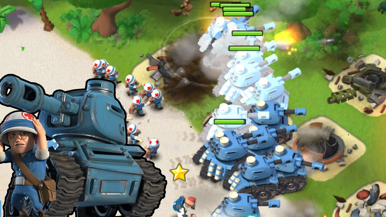 Le RETOUR du TANK + MEDIC ! Boom Beach - YouTube